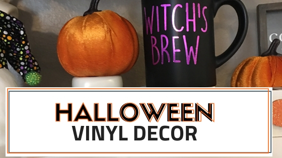 DIY Halloween Vinyl Decor for you home this Halloween